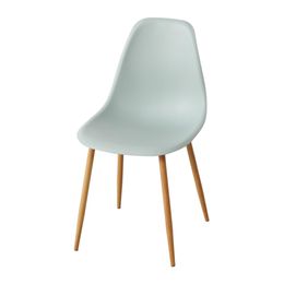 Boltze Stuhl Tux 84 cm, Gr&uuml;n, Natur skandinavische Deko Online Shop