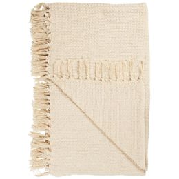 IB Laursen Plaid creme mit Waffelmuster 160 x 130 cm skandinavische Deko Online Shop