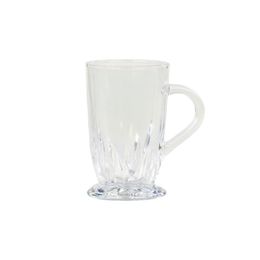 Chic Antique Becher mit Henkel aus Glas H12/&Oslash;7 cm, klar skandinavische Deko Online Shop