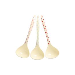 Rice Melamin Suppenl&ouml;ffel Favorite Hearts 3er Diverse - L 27.5 B 8.5 cm skandinavische Deko Online Shop