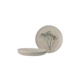 Bloomingville Bea Teller Multipack aus Steingut &Oslash; 22xH2 cm, 4er skandinavische Deko Online Shop