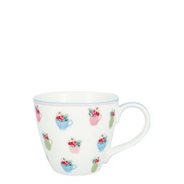 GreenGate Becher Annalise white 9 cm, &Oslash; 10 cm skandinavische Deko Online Shop