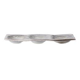 Bloomingville Dipsch&auml;lchen 3er Sandrine L36 x B13 x H2.5cm, grau skandinavische Deko Online Shop