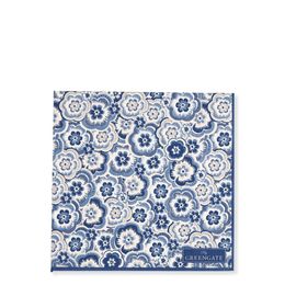 GreenGate Papierservietten Selma Dusty Blue 20 St&uuml;ck, 25 x 25 cm