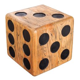 Invicta Interior Beistelltisch, Hocker Cube W&uuml;rfel 41 x 41 x 41 cm skandinavische Deko Online Shop