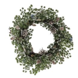 Bloomingville Cedar K&uuml;nstlicher Kranz, Adventskranz &Oslash; 50 x H11 cm