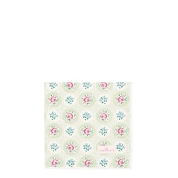 GreenGate Stoffserviette Elle mit Spitze pale green 40 x 40 cm skandinavische Deko Online Shop