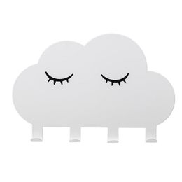 Bloomingville Garderobe Wolke Adisa aus Eisen 30 x 1,5 x 20 cm, weiss skandinavische Deko Online Shop