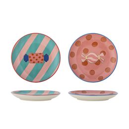 Bloomingville Caramella Teller 2er Set aus Steingut &Oslash; 16xH3 cm skandinavische Deko Online Shop