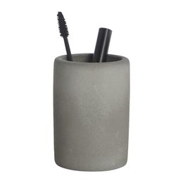 house doctor Zahnputzbecher Cement &empty; 7,6 cm, H&ouml;he 11,3 cm