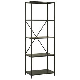 IB Laursen Regal Metall Factory Style L61 x B40 x H177 cm, schwarz skandinavische Deko Online Shop