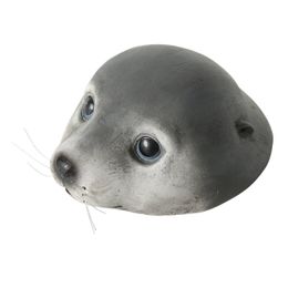 Boltze Schwimmfigur Poggy Seehund L&auml;nge: ca. 16 cm, grau skandinavische Deko Online Shop