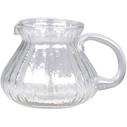 Chic Antique K&auml;nnchen mit Rillen H9,5/L14/B11 cm, klar skandinavische Deko Online Shop