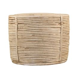 Chic Antique Corte &Uuml;bertopf mit Streben Muster H20,5/&Oslash;26 cm, antik natur