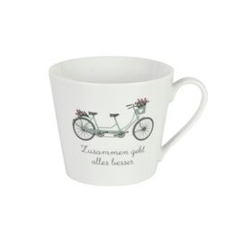 Krasilnikoff Happy Cup, Zusammen geht alles sch&ouml;ner &Oslash; 10, H&ouml;he 9 cm