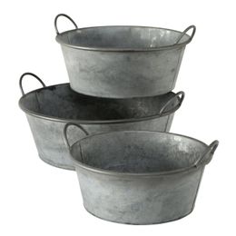 Boltze Pflanzt&ouml;pfe Jackson 3er 36-46 cm breit skandinavische Deko Online Shop