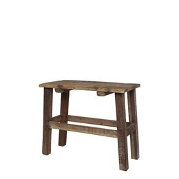 Chic Antique Grimaud Sitzbank aus Recyclingholz 50x60x30 cm, natur