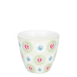 GreenGate Latte Cup Elle pale green 9 cm, &Oslash; 10 cm skandinavische Deko Online Shop