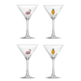 Bloomingville Cocktailglas Misa, 4er Set &Oslash; 9xH16 cm skandinavische Deko Online Shop