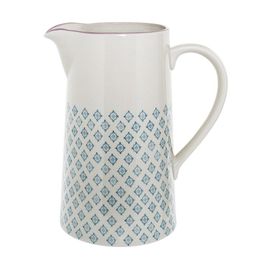 Bloomingville Patrizia Krug, Blau, Steingut &Oslash; 13,5xH22,5 cm