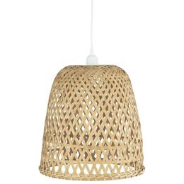 IB Laursen H&auml;ngelampe Bambusgeflecht &Oslash;33 x H35 cm, braun skandinavische Deko Online Shop