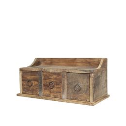 Chic Antique Grimaud Regalbrett mit Schubladen 15x36x13 cm, natur skandinavische Deko Online Shop