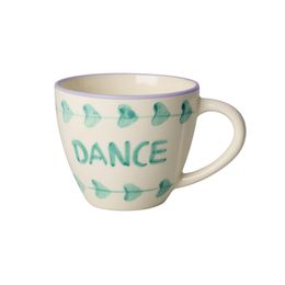 Rice Jumbo Keramiktasse - Handbemaltes DANCE Design H 8 cm, &Oslash; 10 cm, 420 ml skandinavische Deko Online Shop