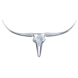 Invicta Interior Geweih Bull Aluminium 120 x 10 x 65 cm skandinavische Deko Online Shop