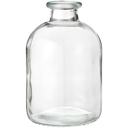 IB Laursen Vase Anna aus Klarglas mit Hals &ndash; Skandinavisch Schlicht 17 cm, &Oslash; 11 cm skandinavische Deko Online Shop