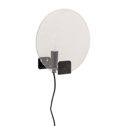 Bloomingville Wandlampe mit runder Abdeckung &Oslash;25 x B15cm, schwarz skandinavische Deko Online Shop