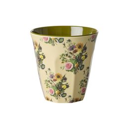 Rice Melamin Becher Retro Bouquet, Medium H 9 cm, &Oslash; 9 cm, 250 ml skandinavische Deko Online Shop