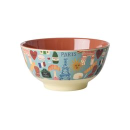Rice Melamin Schale Paris Mon Amour - Medium H 7.5 &Oslash; 15 cm, 700 ml skandinavische Deko Online Shop