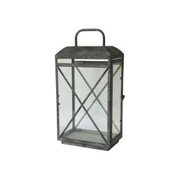 Chic Antique Vintage Laterne mit Eisenkreuz H54 x L28 x B18 cm skandinavische Deko Online Shop