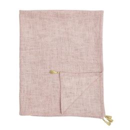 Bloomingville &Uuml;berwurf Decke Balder aus Baumwolle 100 x 80 cm, rosa skandinavische Deko Online Shop
