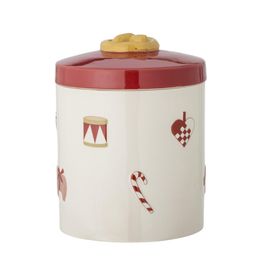 Bloomingville Yule Gef&auml;&szlig; mit Deckel, Weihnachten &Oslash; 15xH18 cm