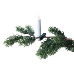 Chic Antique Weihnachtsbaumkerze LED 6er Set &Oslash; 1,5 cm, H 13 cm, wei&szlig; skandinavische Deko Online Shop