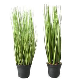 Boltze Kunst Topfpflanze Gras H54 x &Oslash;12 cm