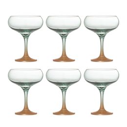 Bloomingville Signe Cocktailglas 6er-Set &Oslash; 9,5xH13 cm, 270 ml