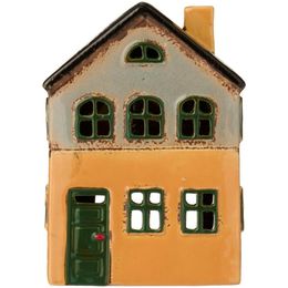IB Laursen Lichthaus Nyhavn mit gr&uuml;nen Fenstern 11 x 8,5 x 15,5 cm