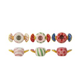 Bloomingville Caramella Kerzenhalter im 3er Set 3 x L9,5xH4,5xB5 cm