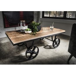 Faktorei Couchtisch Rail aus Mangoholz 125 x 65 x 41 cm
