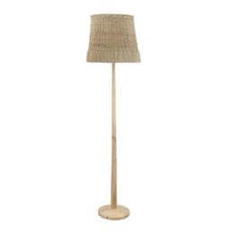 Bloomingville Stehlampe Kakasi aus Rattan &Oslash; 40 cm, H&ouml;he 160 cm, natur