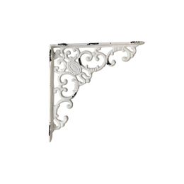 Chic Antique Regaltr&auml;ger Monogramm L4 x B20,5 x H19 cm, antik creme skandinavische Deko Online Shop