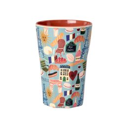 Rice Hoher Melamin Becher Paris Mon Amour H13 &Oslash;9 cm, 400 ml skandinavische Deko Online Shop