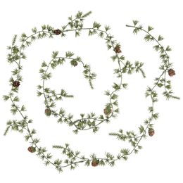 IB Laursen Zederngirlande k&uuml;nstlich mit Zapfen 180 x 3 cm skandinavische Deko Online Shop