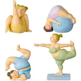 IB Laursen Yoga-Dame - Humorvolle Dekofigur aus Polyresin 1 Figur, 10-14 cm, zuf&auml;llige Auswahl