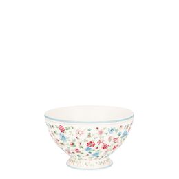 GreenGate French Bowl Medium Louisa white 6 cm, &Oslash; 10 cm skandinavische Deko Online Shop
