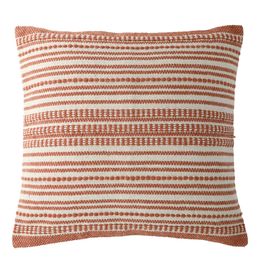 Chic Antique Aix Kissenbezug mit Streifen L50/B50 cm, Terracotta skandinavische Deko Online Shop