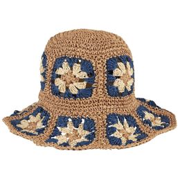 IB Laursen Hut Louise mit Blumen Papiergarn H&ouml;he 11, &Oslash; 35 cm skandinavische Deko Online Shop
