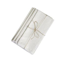 Chic Antique Stoff Servietten 40 x 40 cm, cremewei&szlig; skandinavische Deko Online Shop
